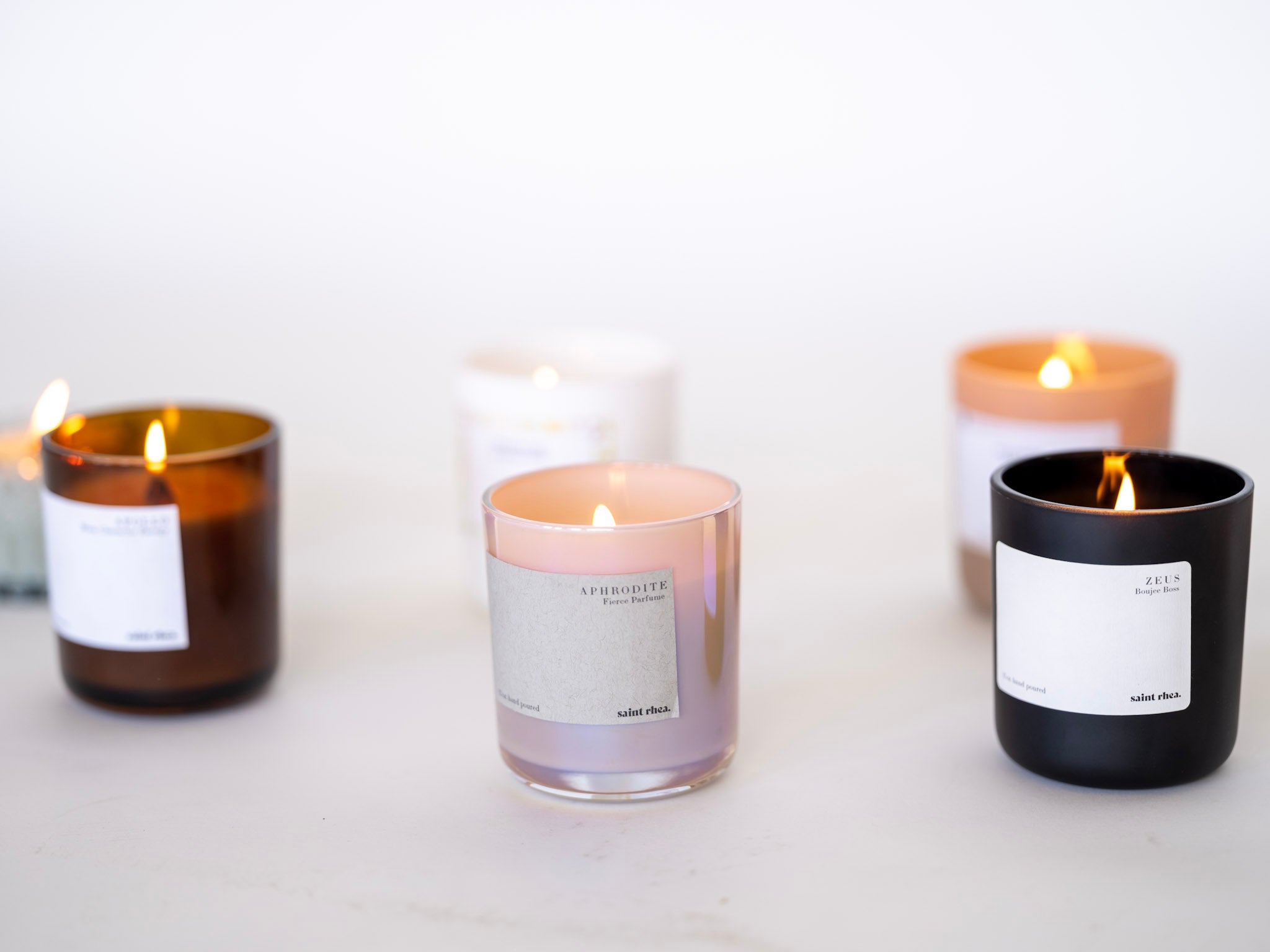 Saint rhea -100% soy wax - Infused with Essential Oils - Clean burn ...